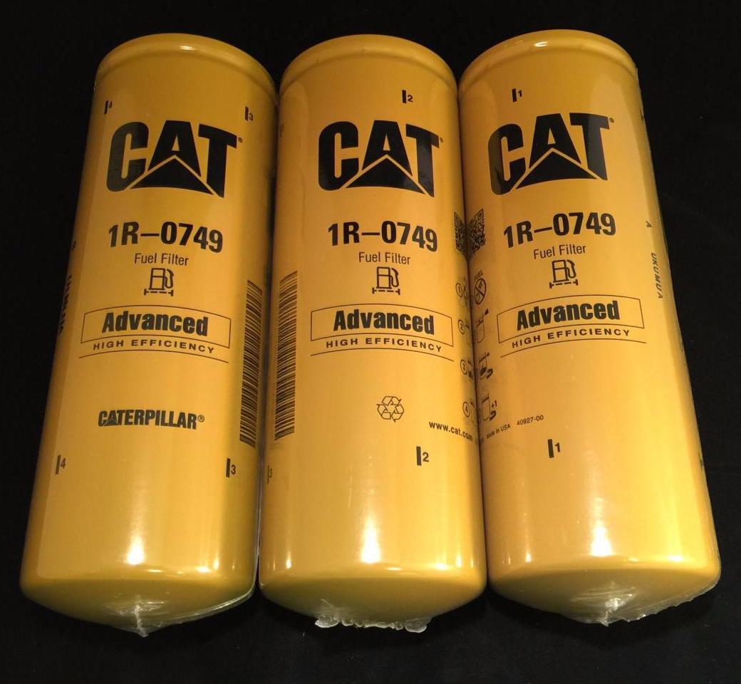 6 Pack NEW CAT 1R-0749 FUEL FILTER / CATERPILLAR 1R0749 OEM | eBay