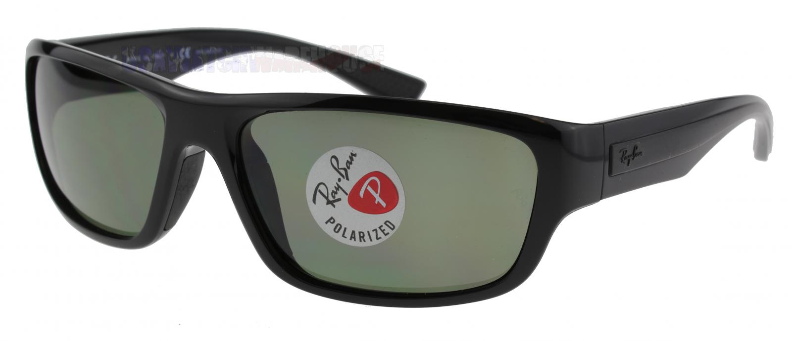 Ray-Ban Sunglasses RB4196 601/9A 61 Active Performance Polarized Green ...